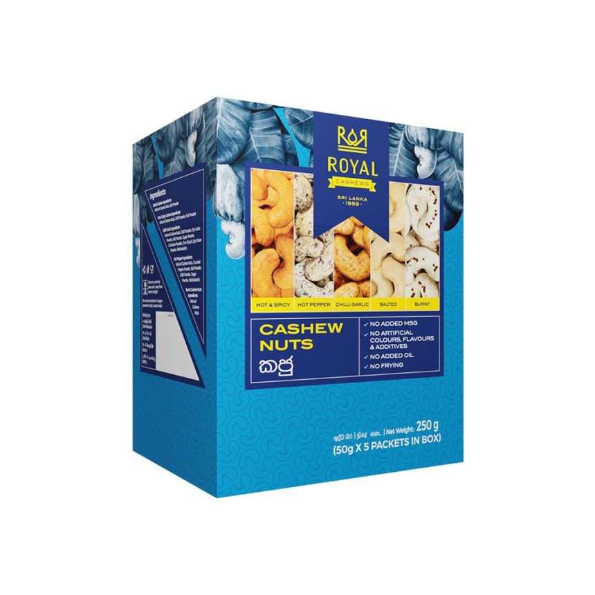 250g 5in1 Cashew Nuts Gift Pack in BOX - Royal Cashews