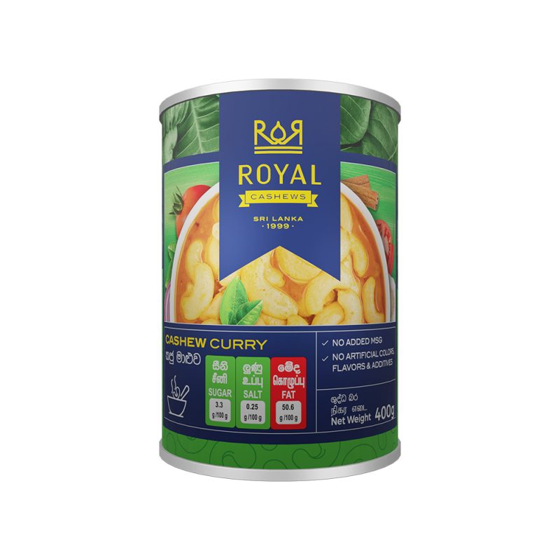 400g Cashew Curry Tin - Royal Cashews